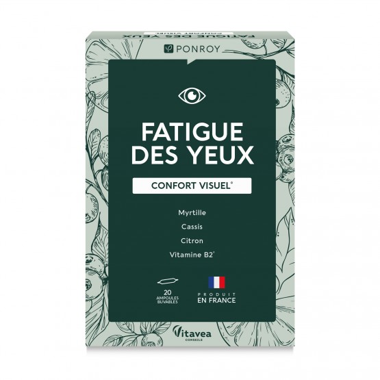 Ampoules Fatigue des yeux - Vision, mémoire & audition | PONROY