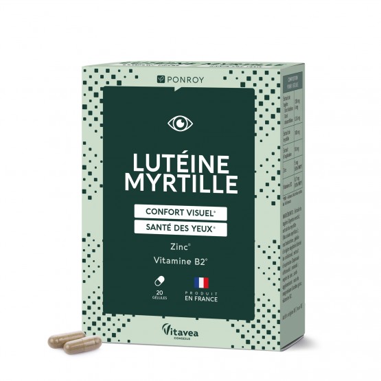 Lutéine Myrtille - Vision, mémoire & audition | Laboratoires Ponroy