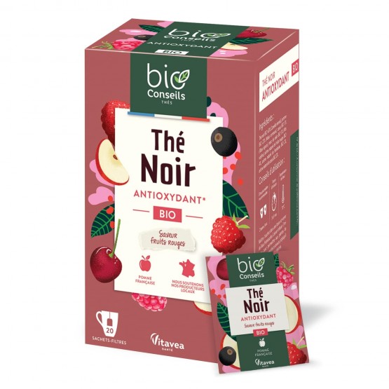 Thé noir Fruits rouges Bio - Infusions | PONROY