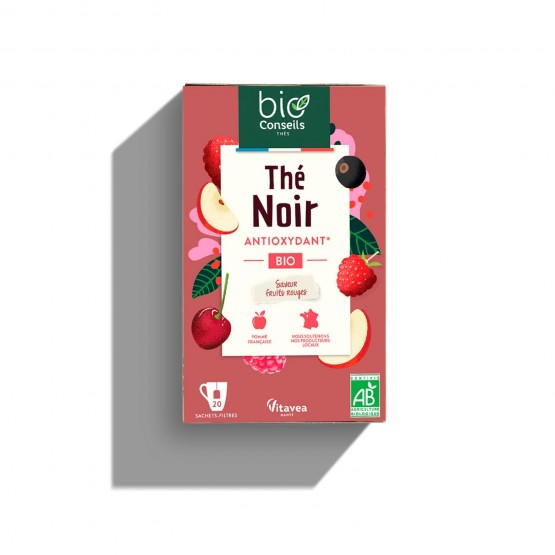 Thé noir Fruits rouges Bio - Infusions | Laboratoires Ponroy